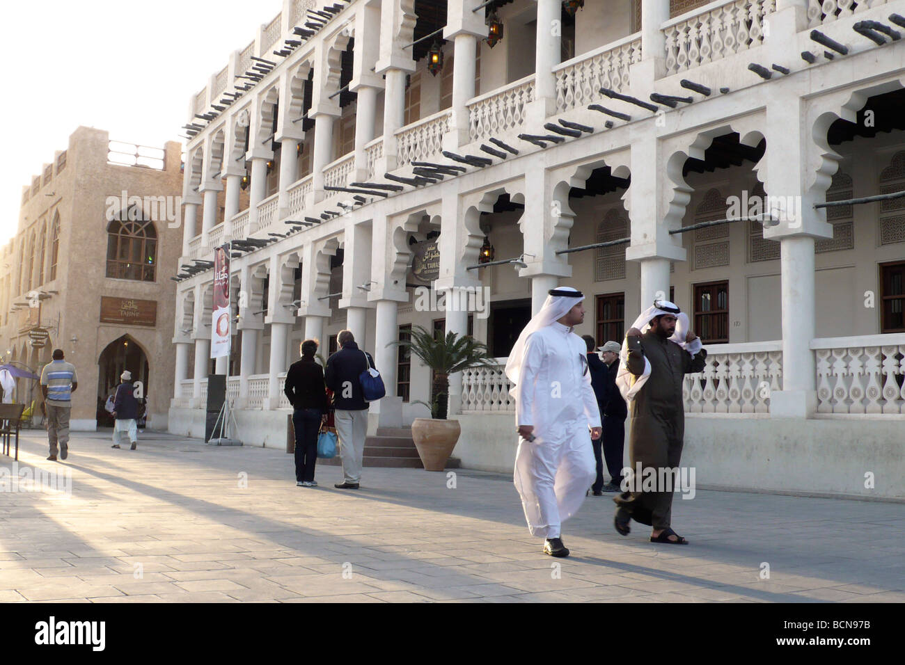 qatar doha daily life Stock Photo - Alamy