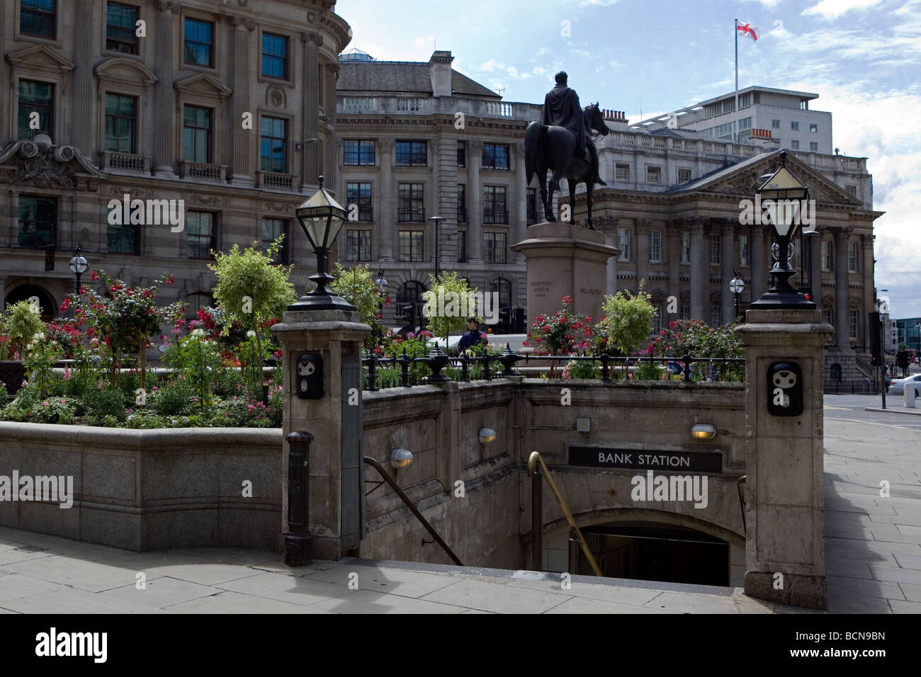 Bank Underground Tube Station in London Stock Photo - Alamy