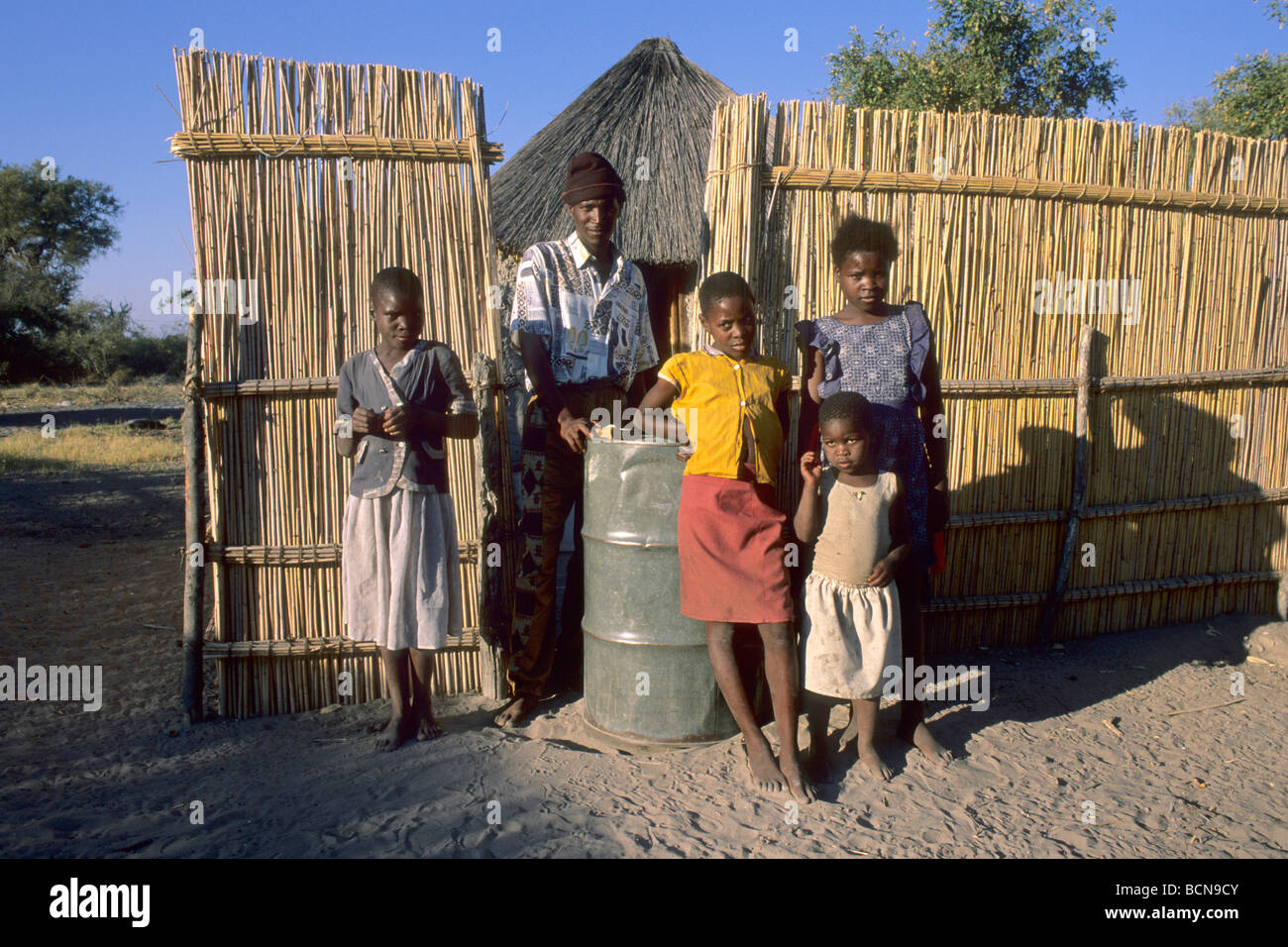 botswana daily life in shakawe Stock Photo - Alamy