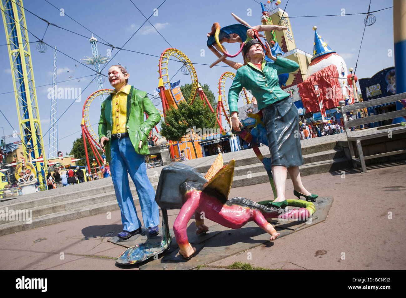 Wien Wurstelprater Vienna Prater Stock Photo - Alamy