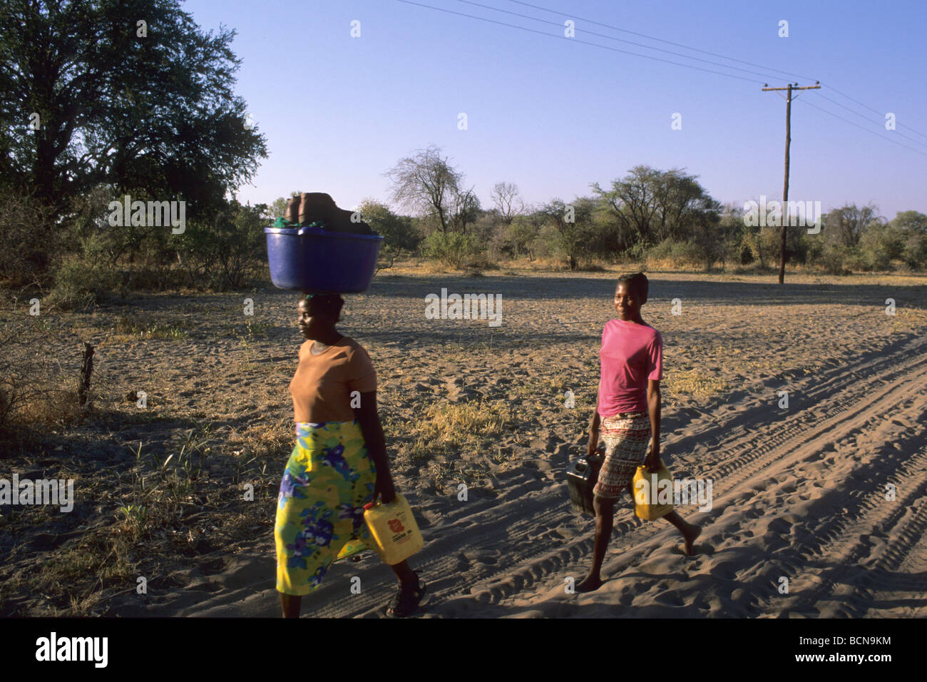 botswana daily life in shakawe Stock Photo - Alamy