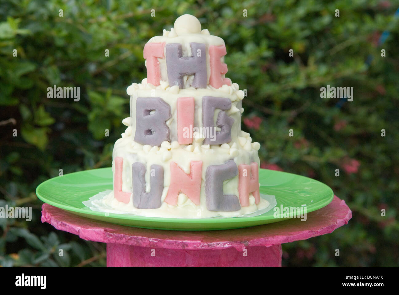 Street Party. Home made cake to celebrate The Big Lunch, an Eden ...