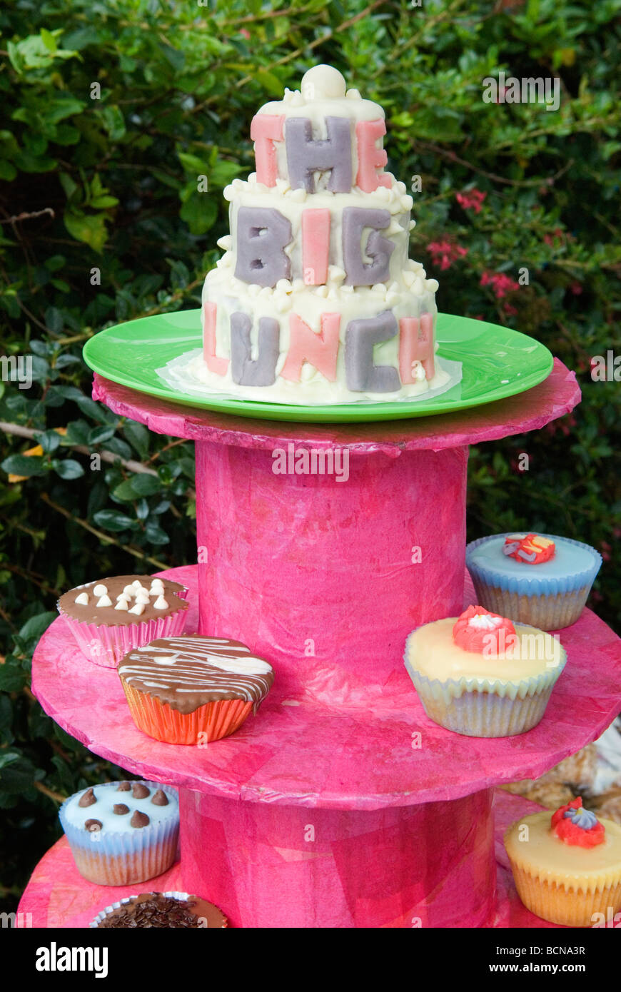Street Party. Home made cake to celebrate The Big Lunch, an Eden ...