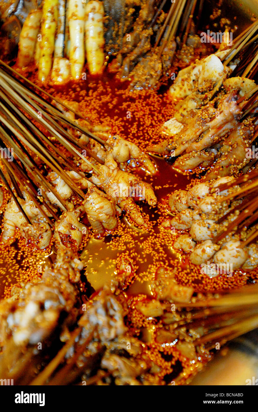 Bo Bo Chicken, Chengdu, Szechwan Province, China Stock Photo - Alamy