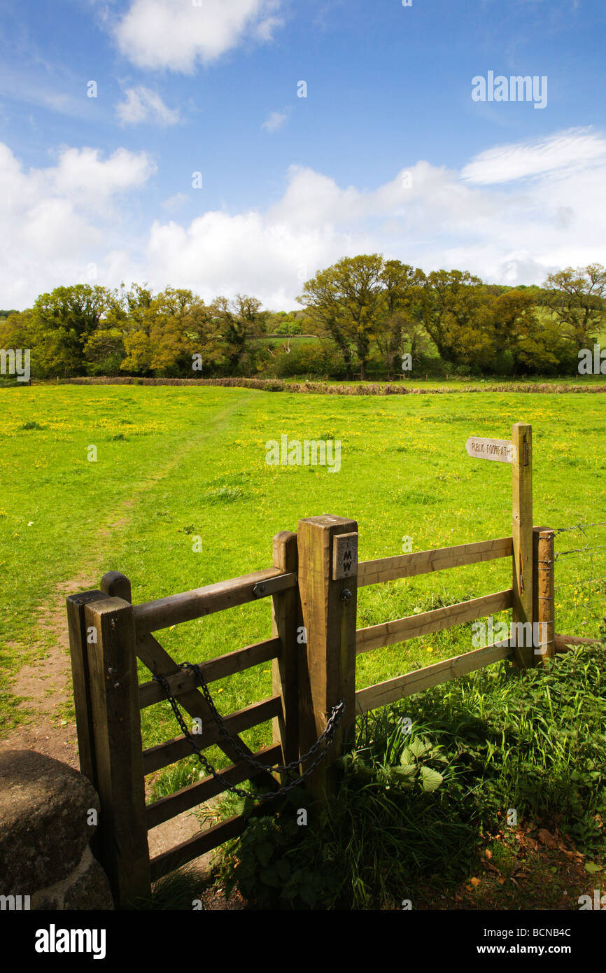 Two Moors Way near Chagford Devon England Stock Photo - Alamy