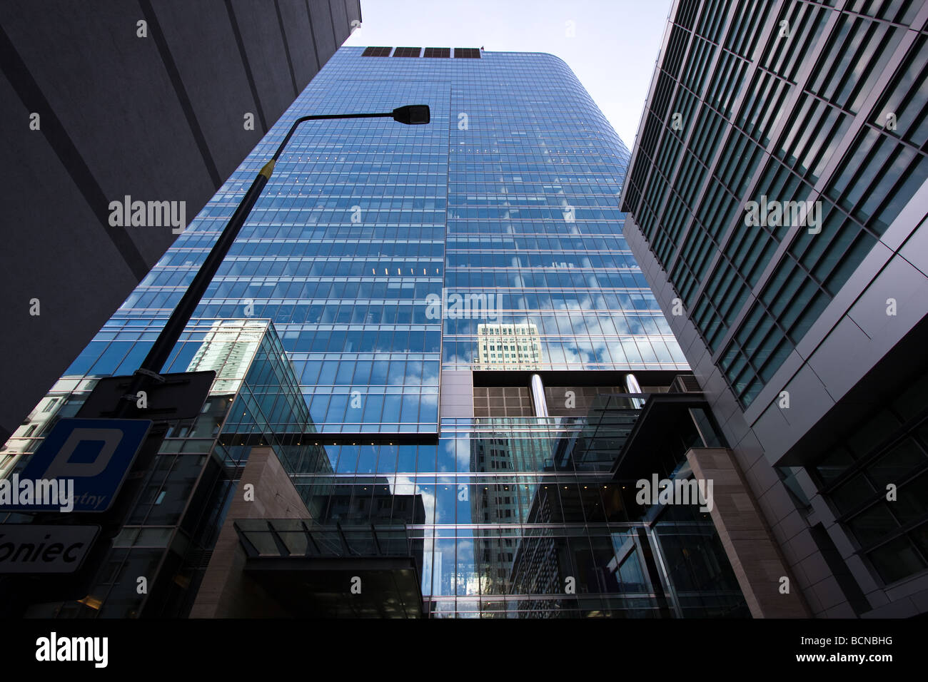 Inner city. Building in the centre of Warsaw Stock Photo - Alamy