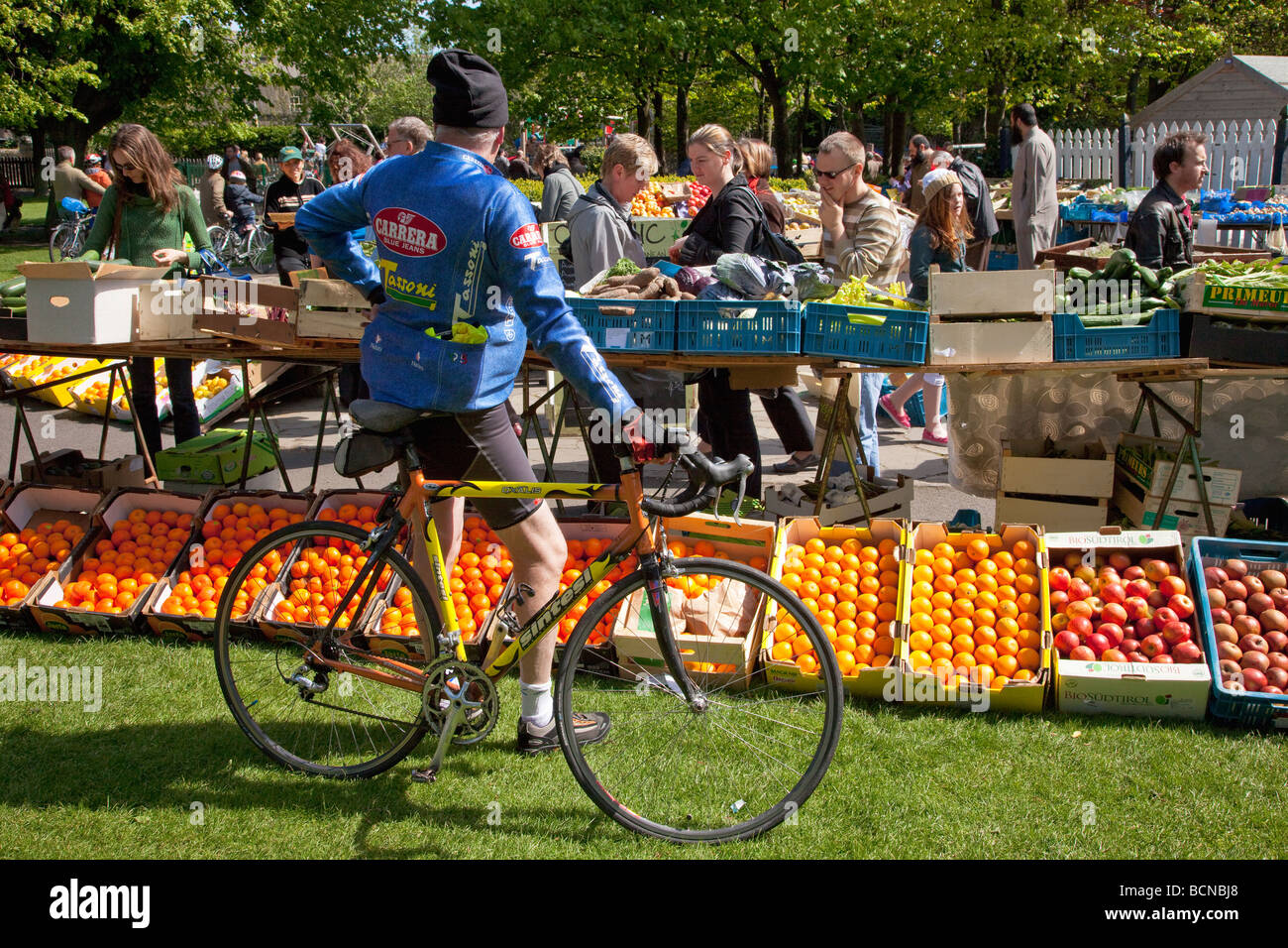 Sunday Market in People's Peoples Park Dun Laoghaire near Dublin ...