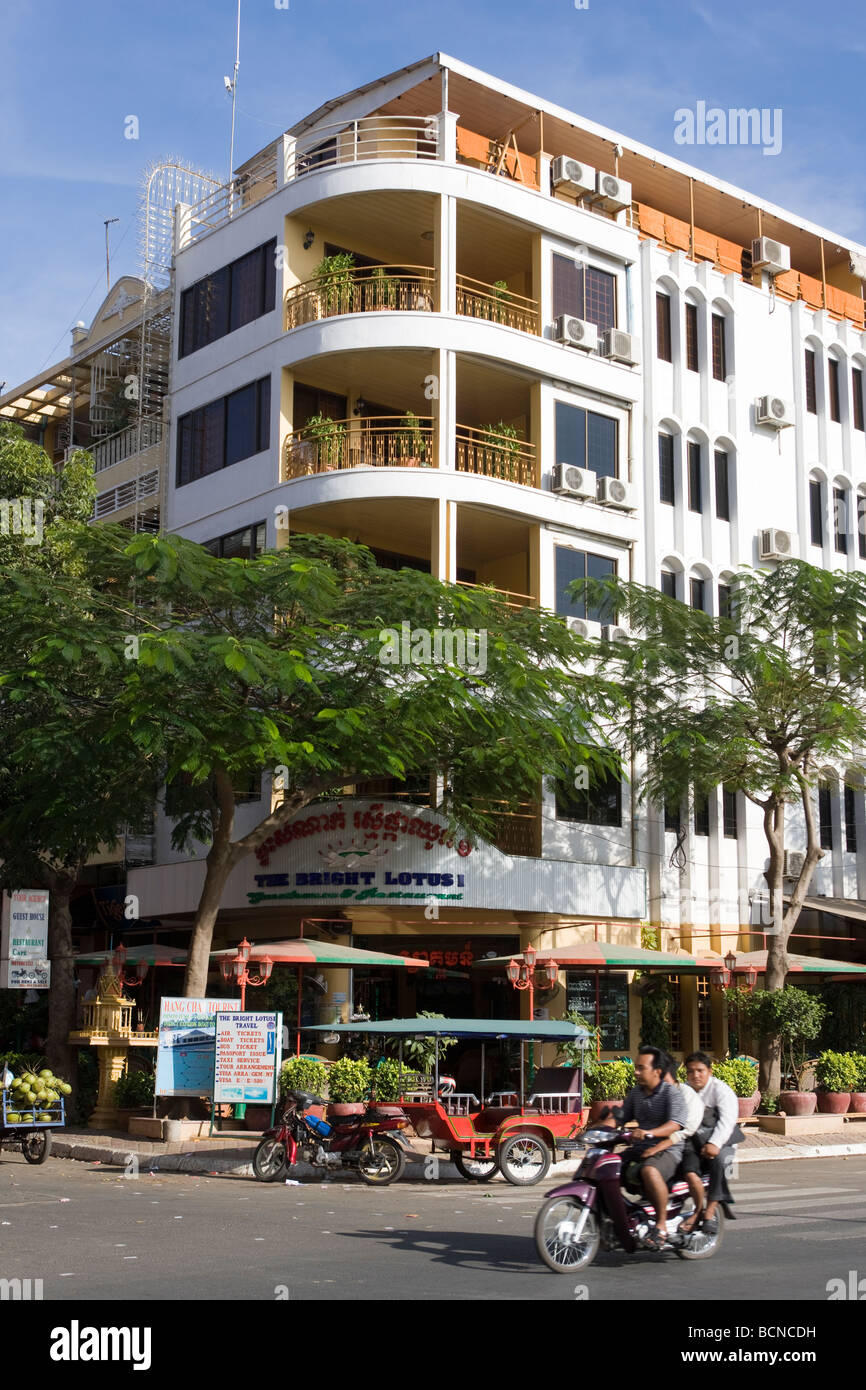 Bright Lotus Guest House Phnom Penh Cambodia Stock Photo - Alamy