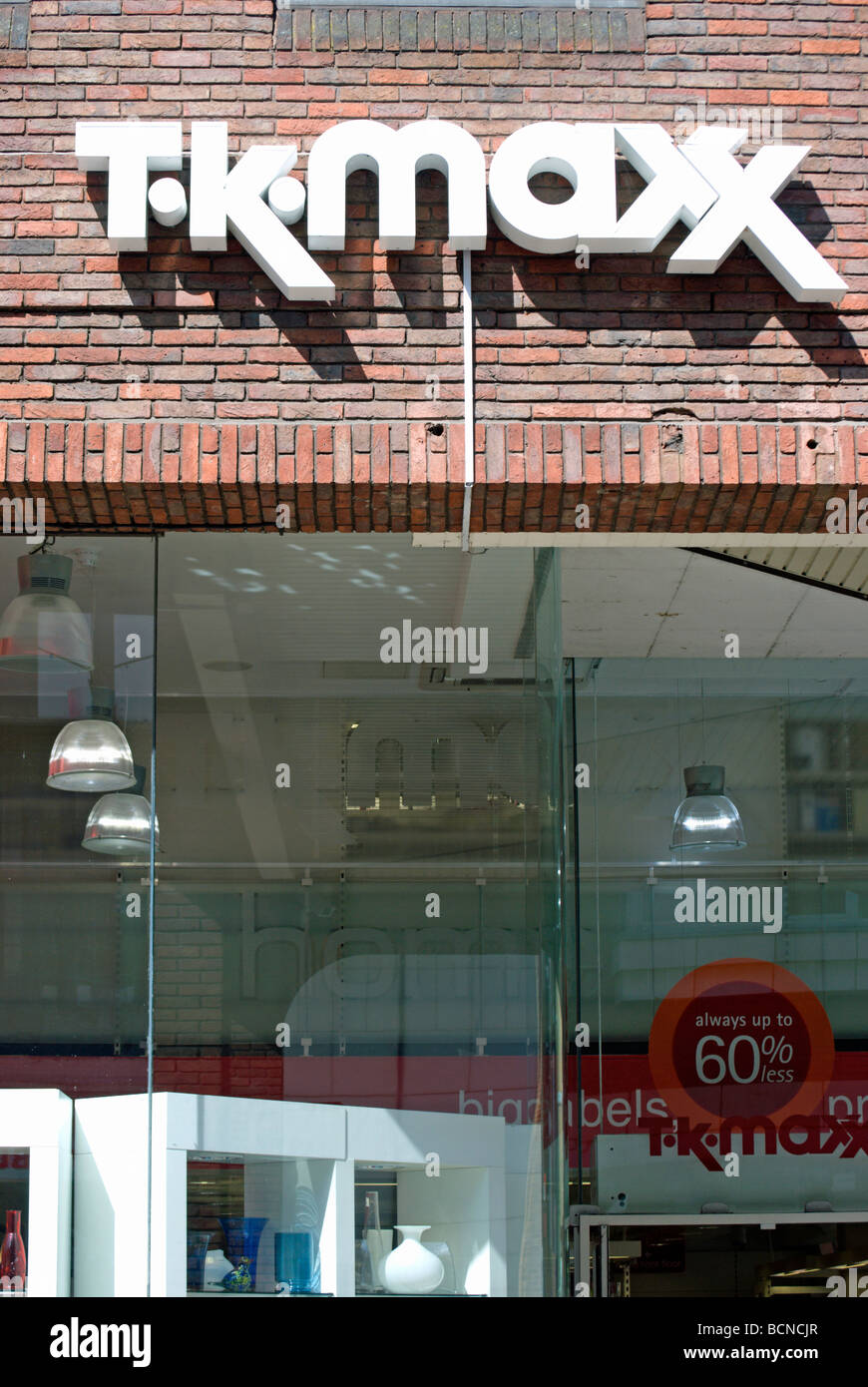 t.k.maxx logo on a branch of the store in kingston upon thames, surrey ...