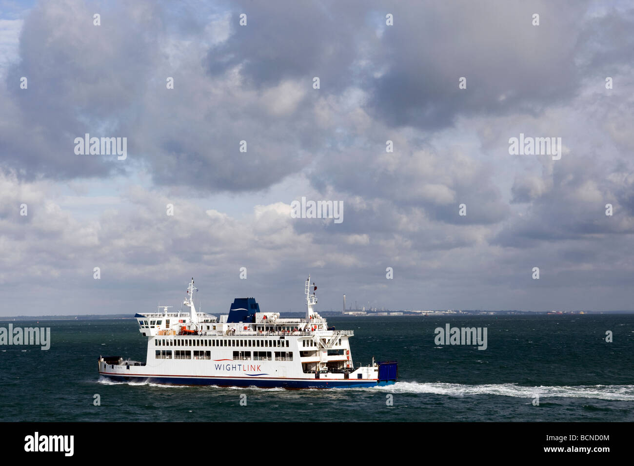 The early morning Whitelink Isle of Wight ferry St Faith enroute to ...