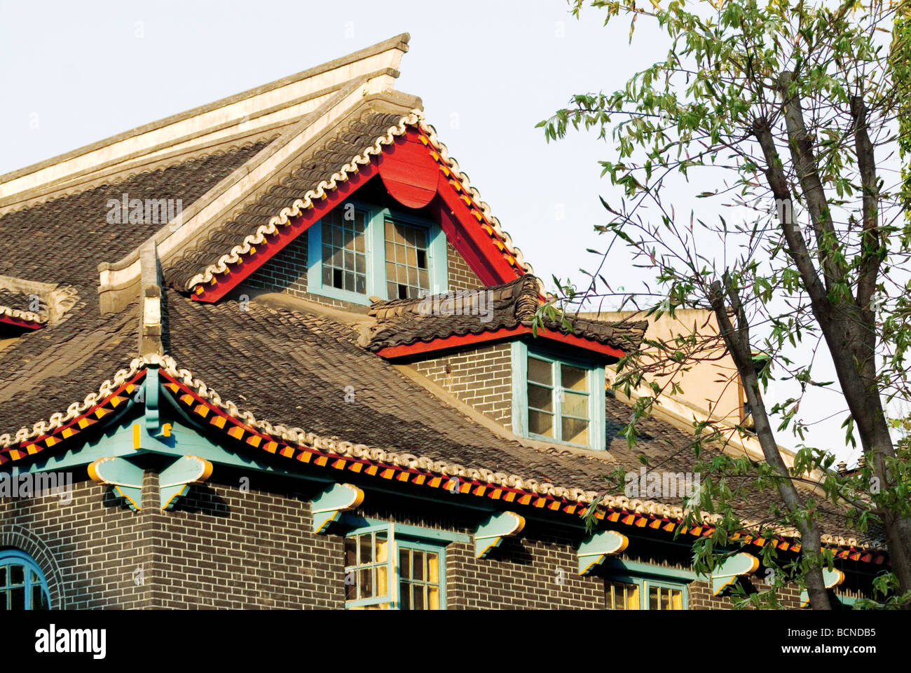 Detail of lecture hall, Huaxiba, Sichuan University, Chengdu, Sichuan ...