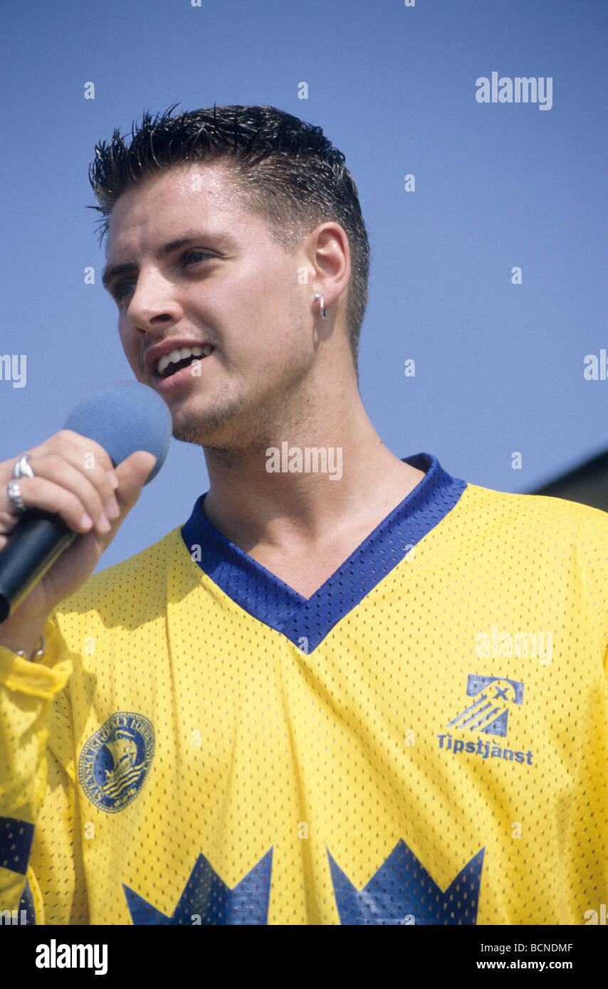 BBC Radio 1 One Roadshow. St.Ives. Cornwall. boyzone Keith Duffy Stock ...