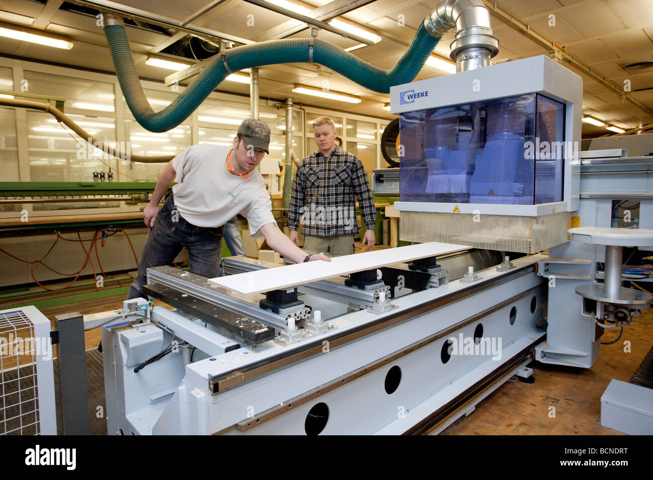 Training for joiners in the school for master craftsmen in the Chamber ...