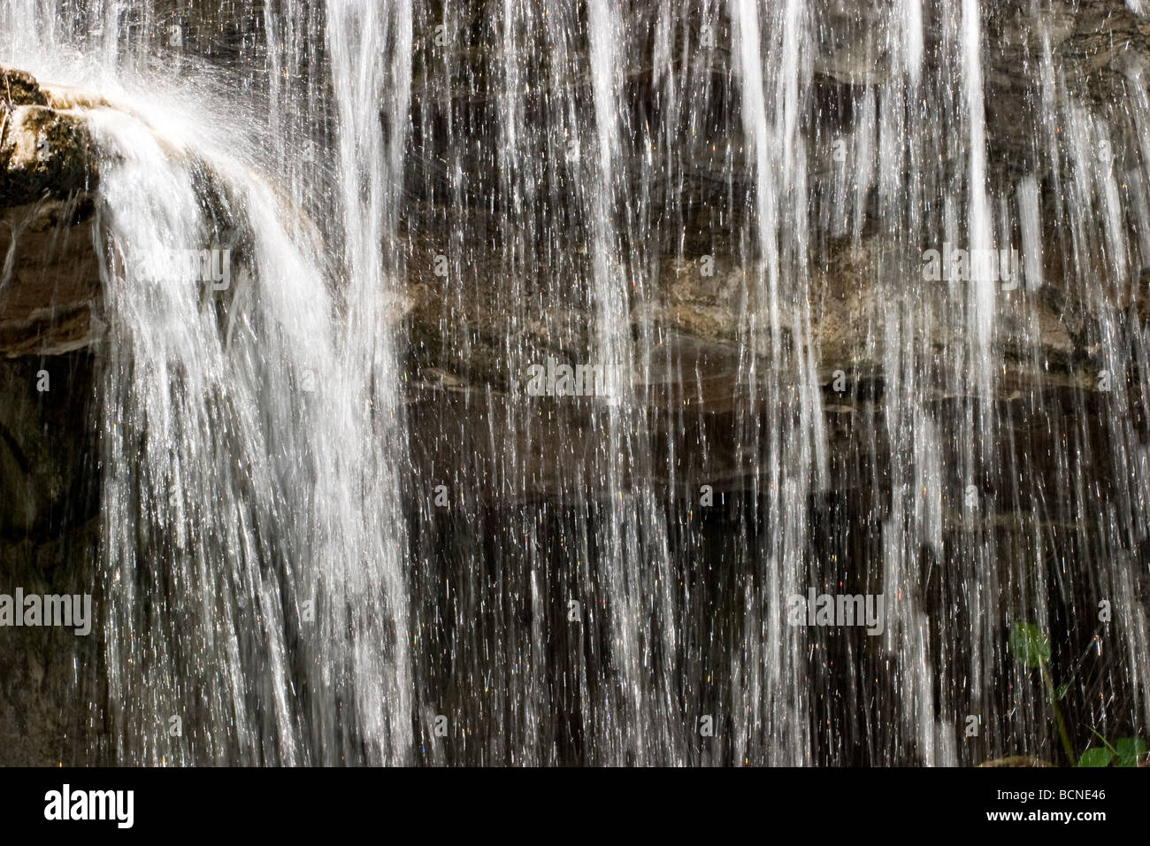 Waterfall close up Stock Photo - Alamy