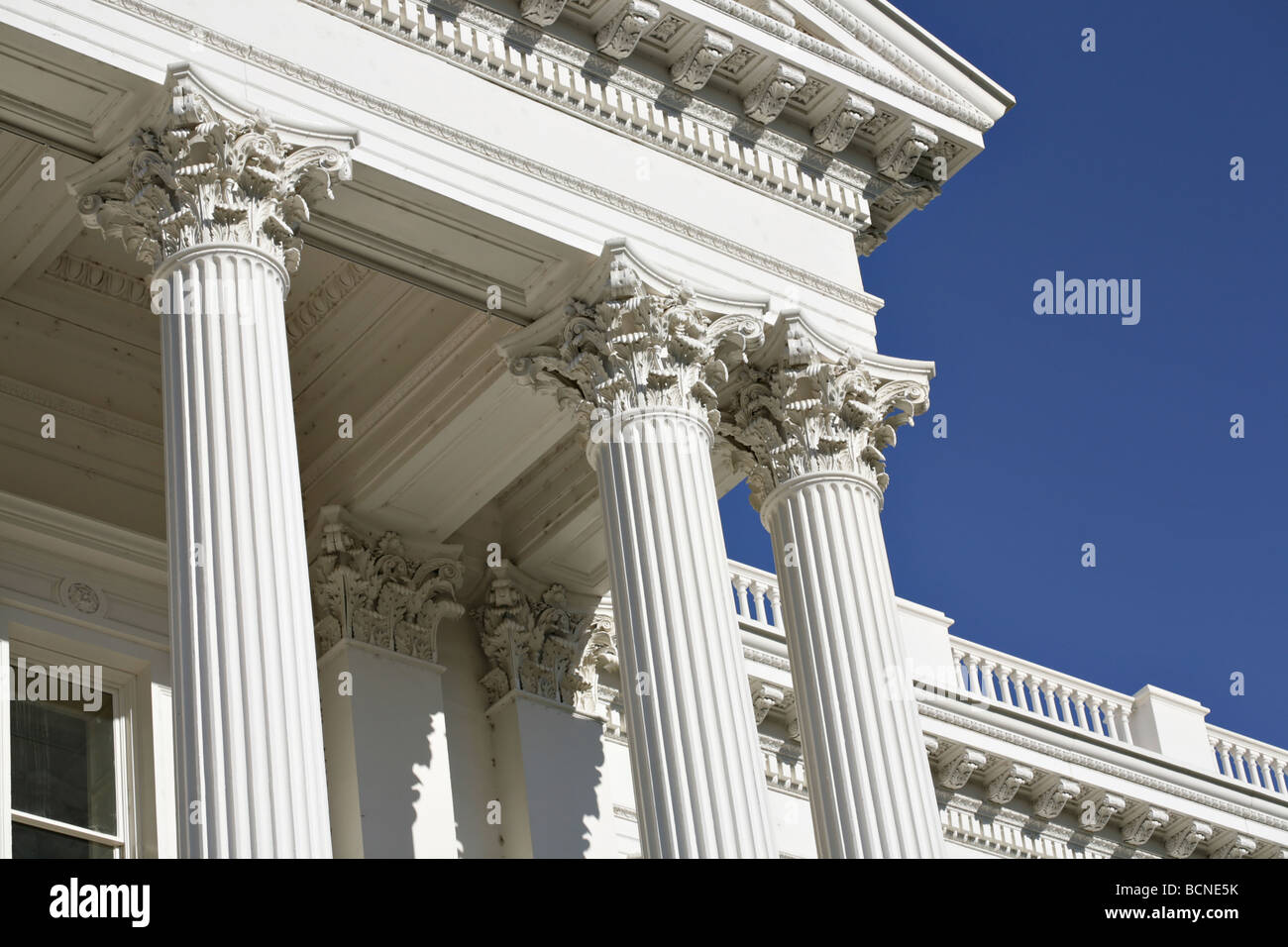 Fluted Corinthian Columns at California State Capitol Building Stock ...