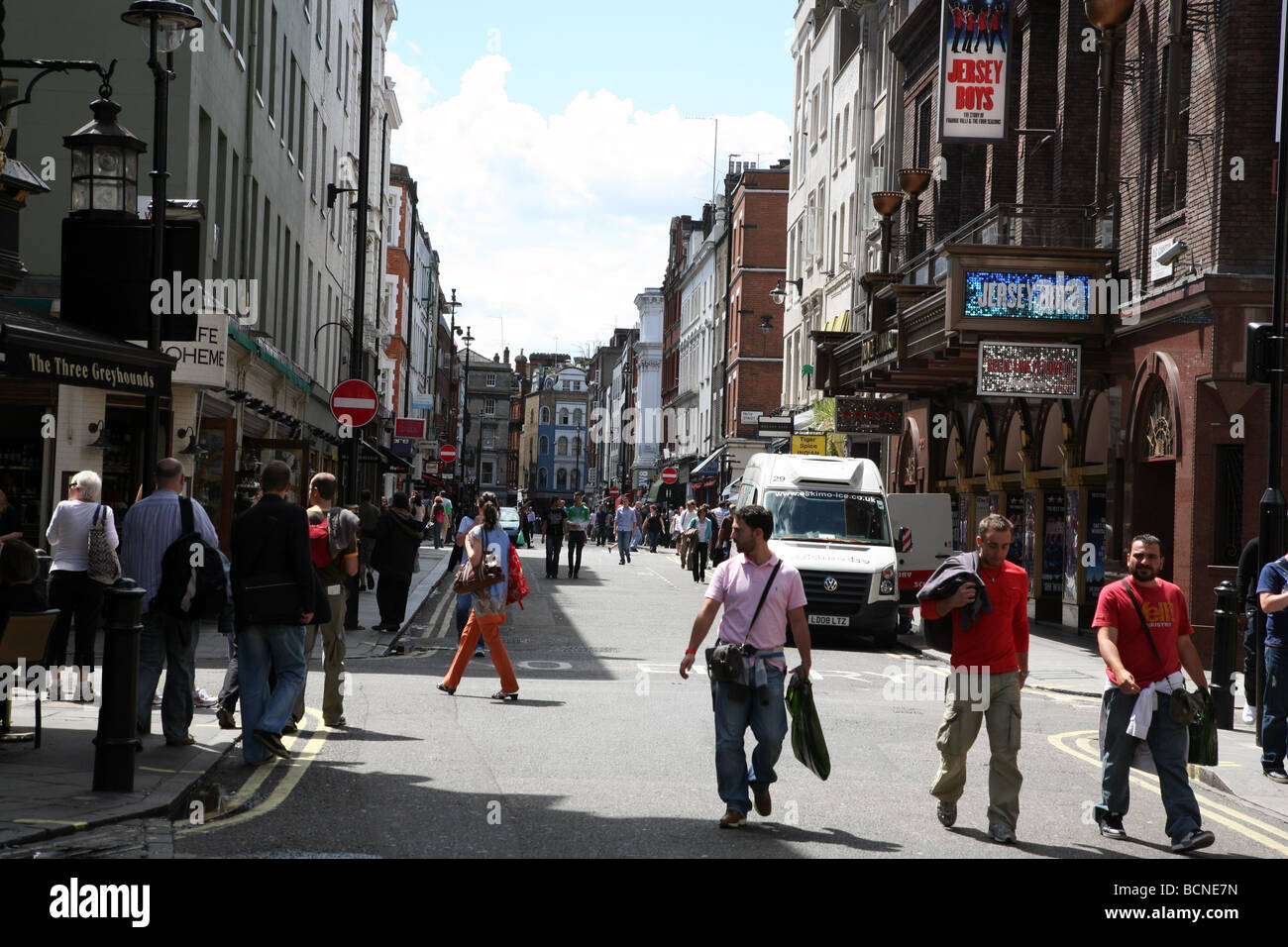 Old Compton Street, Soho, London Stock Photo - Alamy