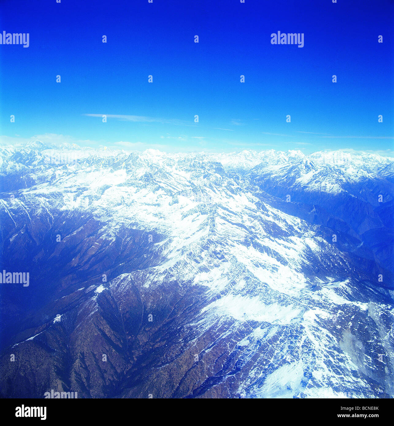 Aerial view of Mount Everest, Tibet, China Stock Photo - Alamy