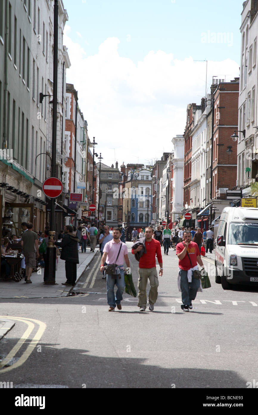 Old Compton Street, Soho, London Stock Photo - Alamy