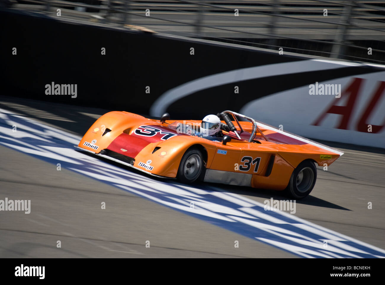 A 1971 Chevron B19 at a vintage racing event Stock Photo - Alamy