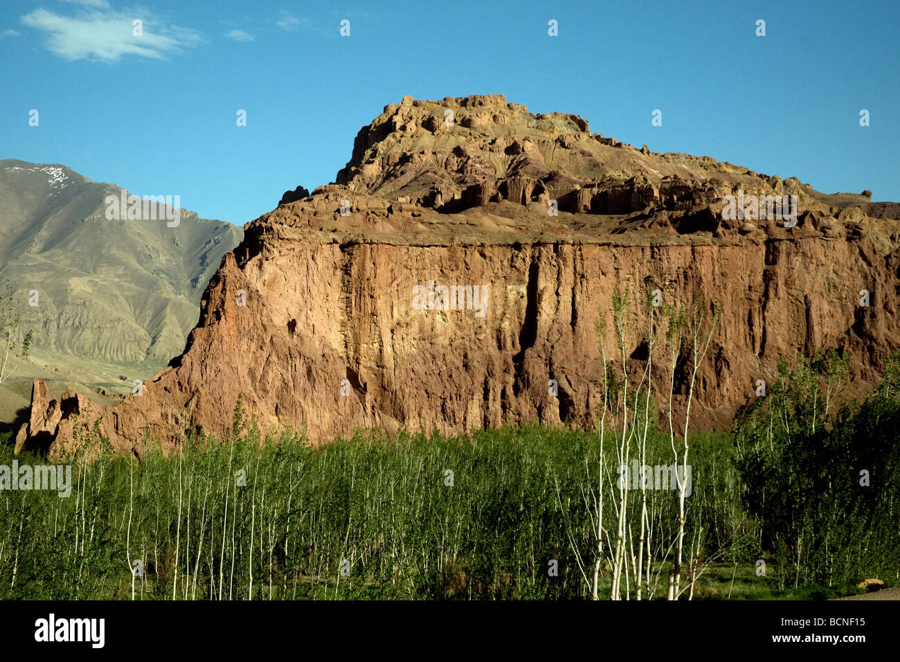 Shahr-e Zohak, citadel ruins on a Bamiyan province mountaintop where ...