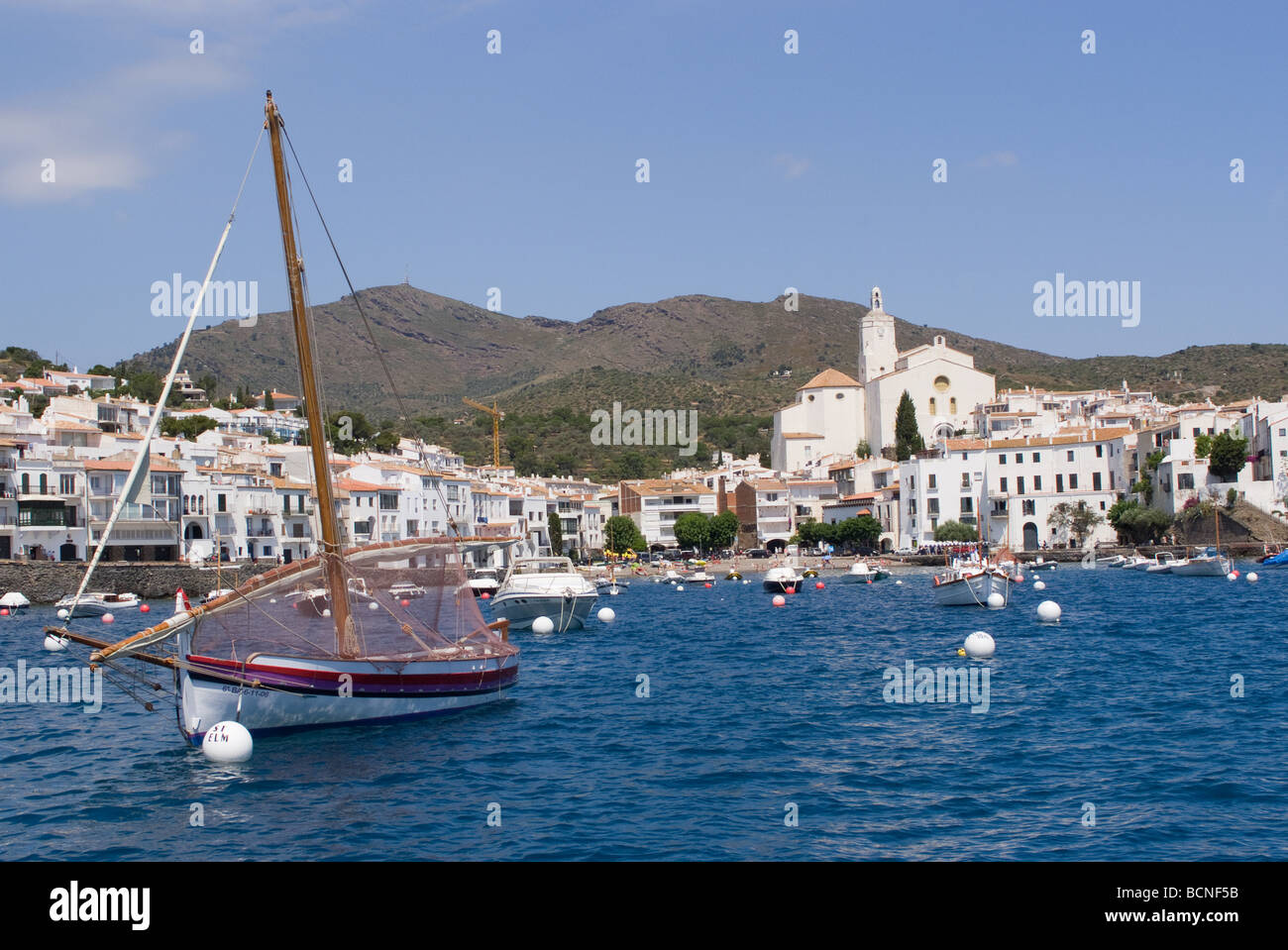 The Beautiful Coastal Town of Cadaques Cap de Creus Peninsula Catalonia ...