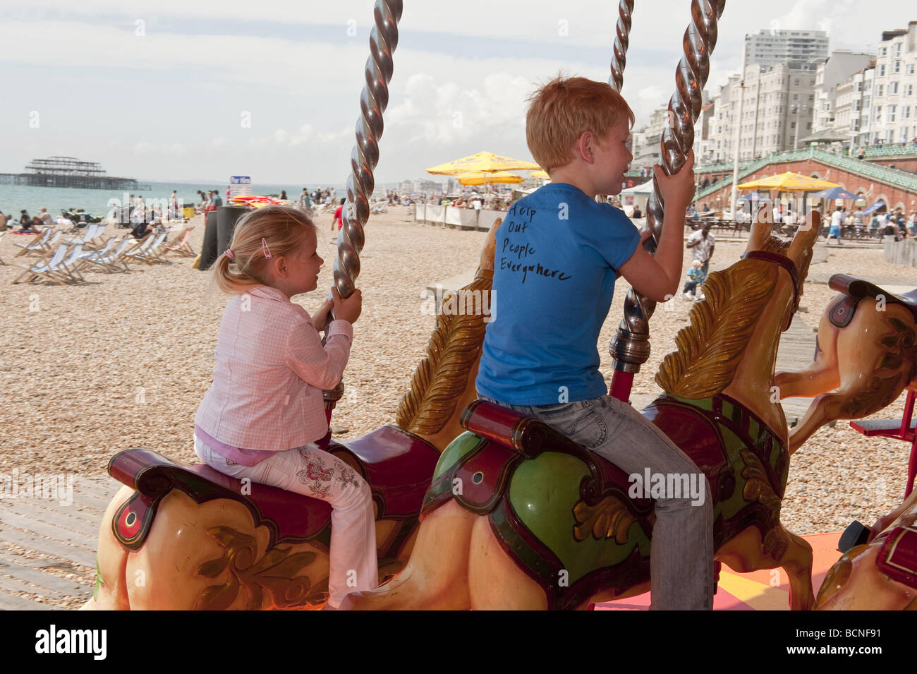 Merrygoround fairground ride hi-res stock photography and images - Alamy