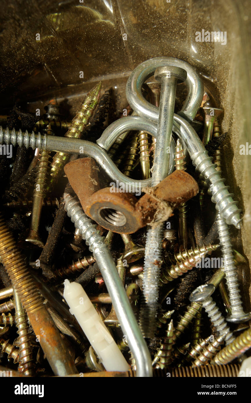 Assorted Old rusted Hand Tools Stock Photo - Alamy