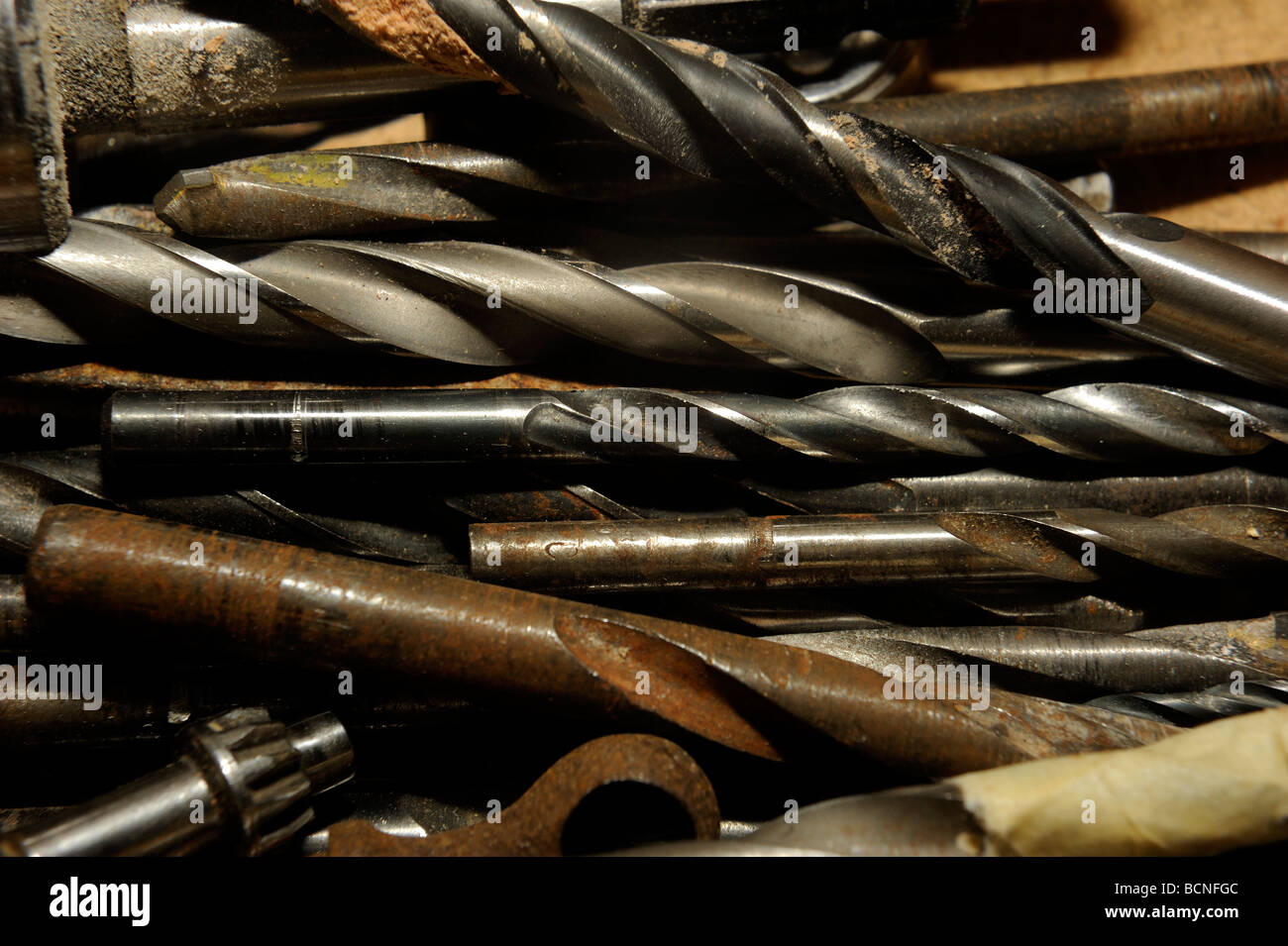 Assorted Old rusted Hand Tools Stock Photo - Alamy
