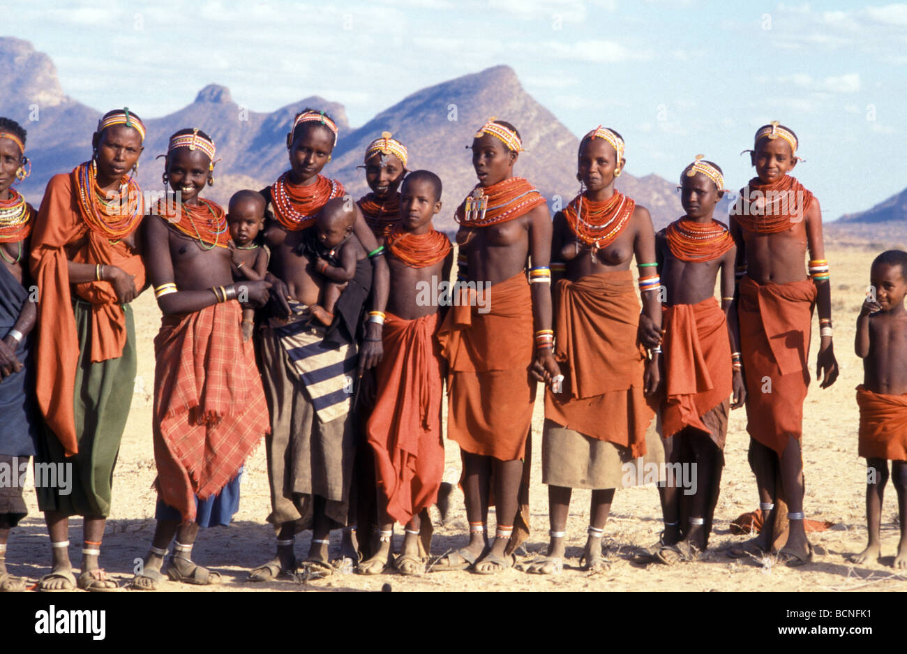 rendille women kenya Stock Photo - Alamy