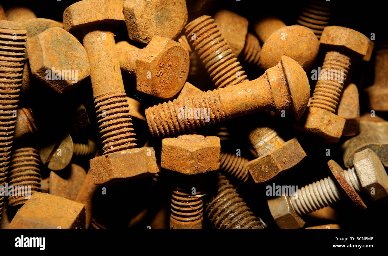 Tools and relics rusty texture hi-res stock photography and images - Alamy