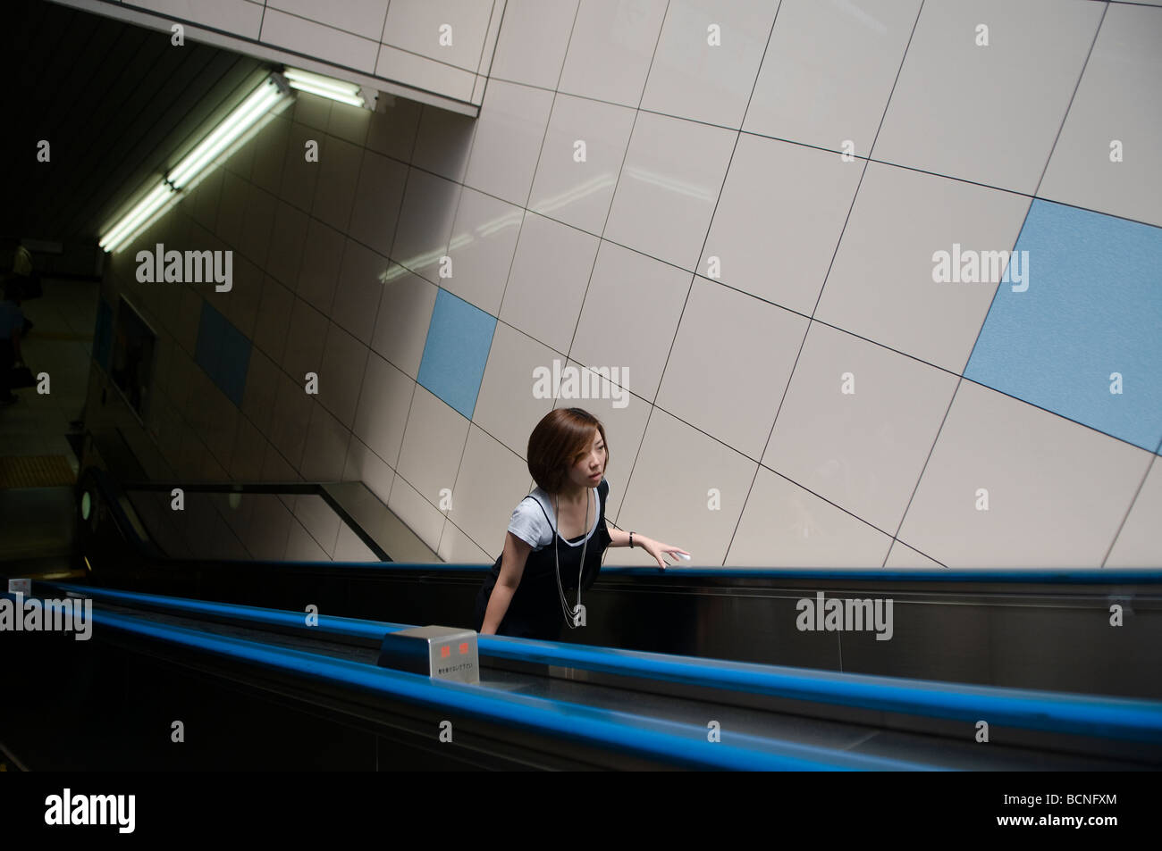 Escalator japan hi-res stock photography and images - Alamy