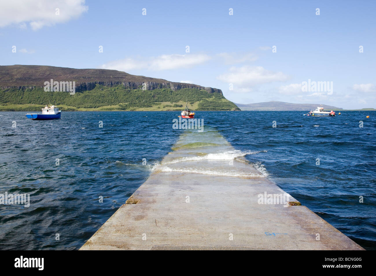Slipway at Stein on the Waternish peninsula, Isle of Skye, Scotland ...