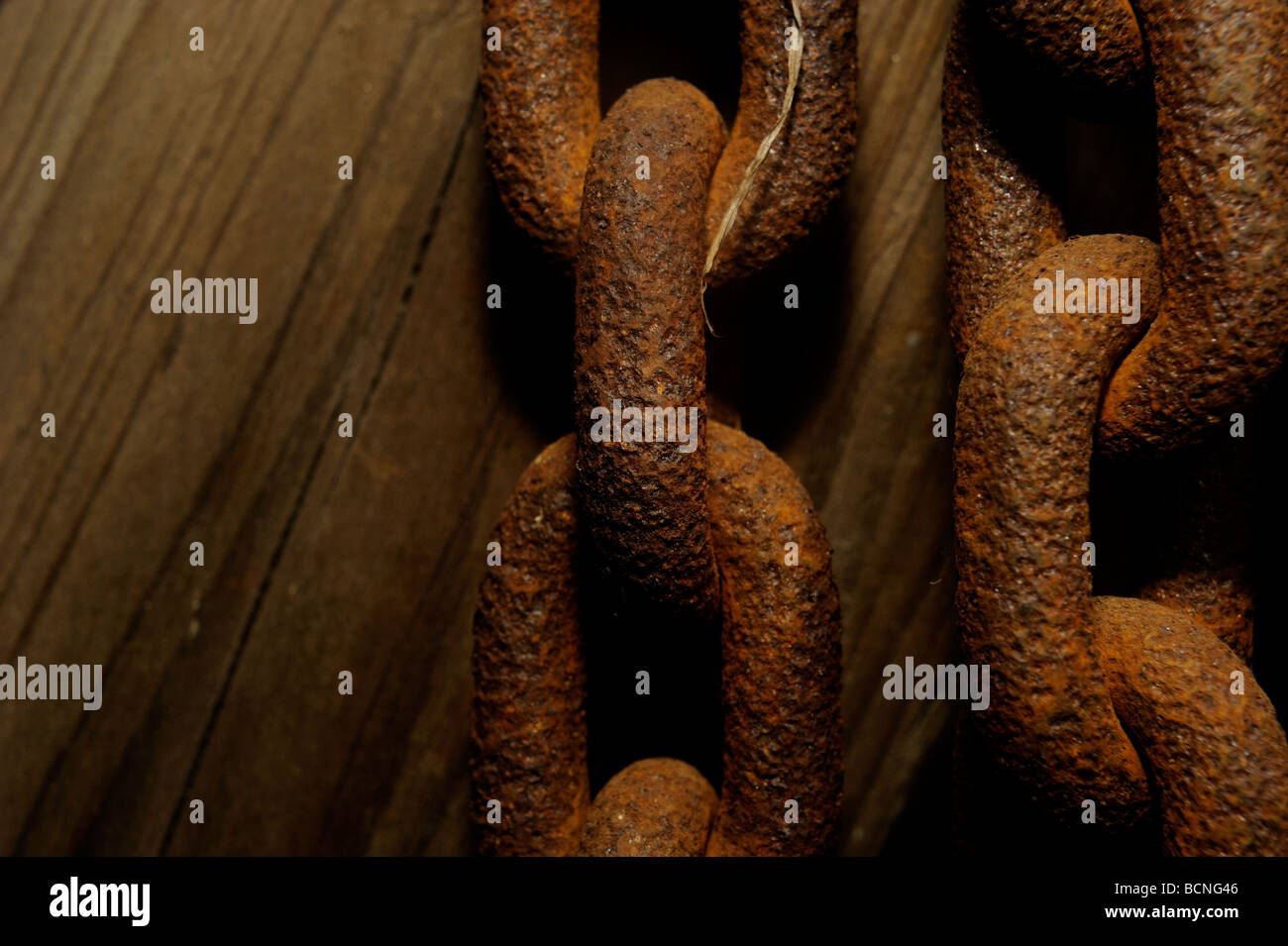 Rusty chains close up Stock Photo - Alamy