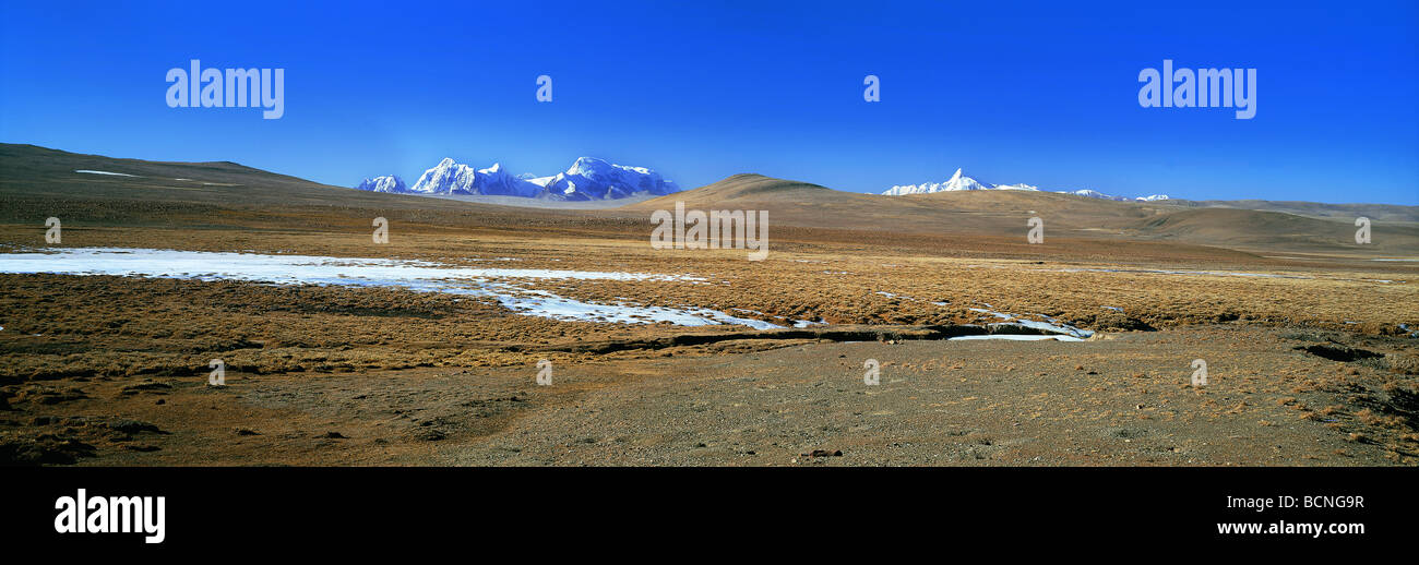 Majestic landscape of Tibetan Plateau and Himalaya Mountain, Tibet ...