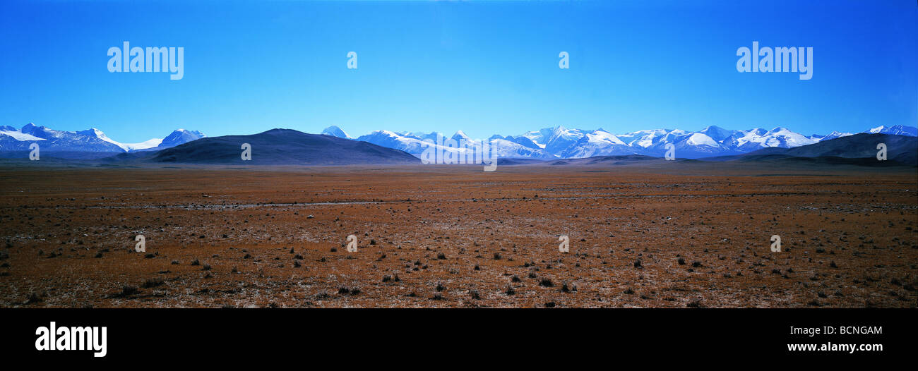 Majestic landscape of Tibetan Plateau and Himalaya Mountain, Tibet ...