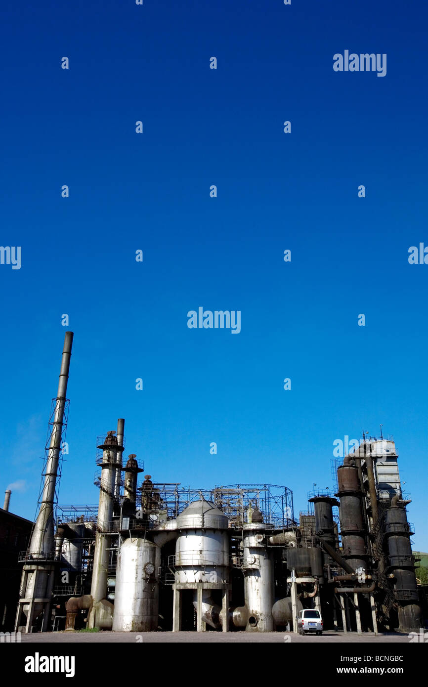 Old factory facility in 798 Art District, Beijing, China Stock Photo ...