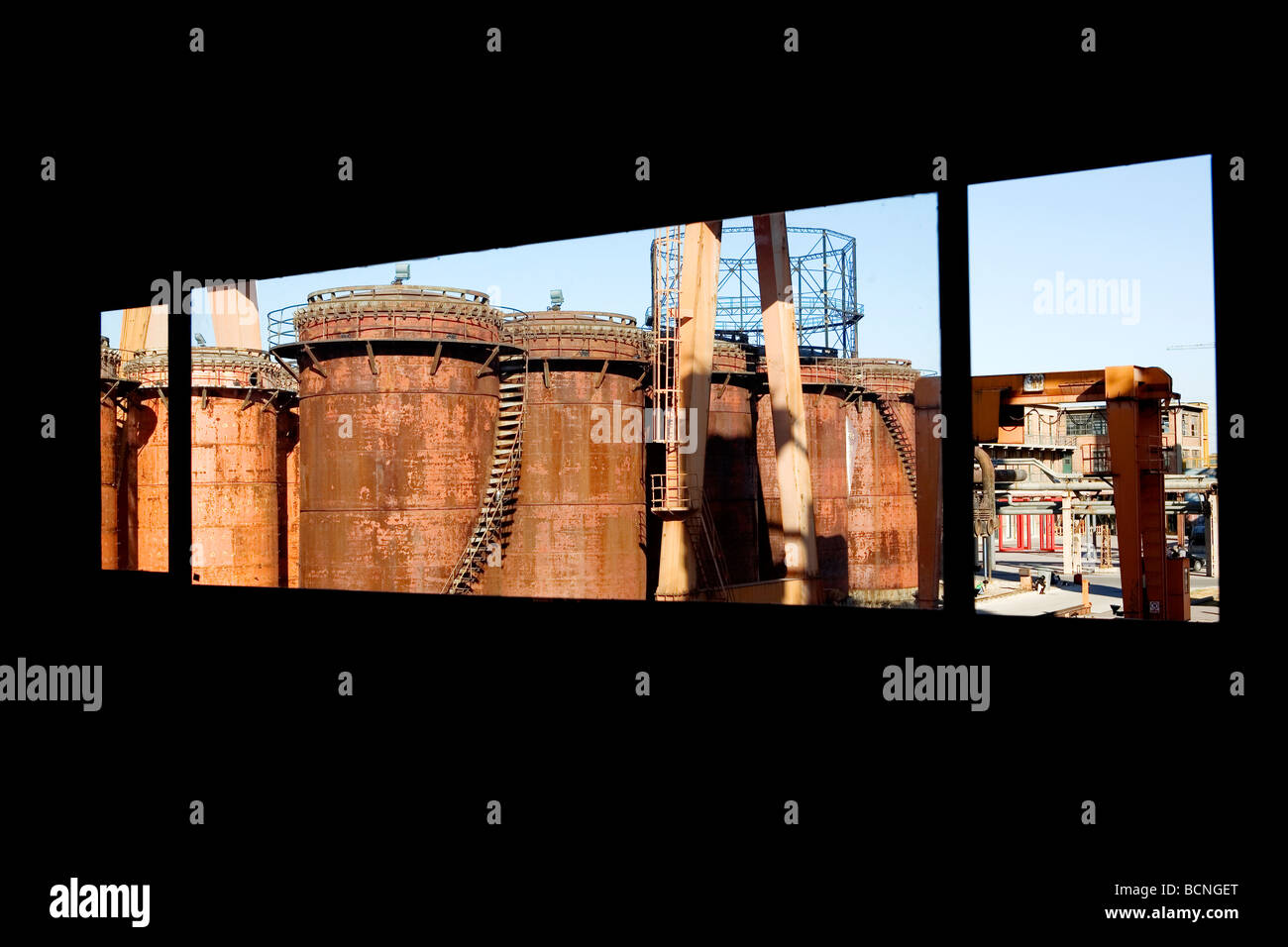 Old factory space built in 1960's, 798 Art District, Beijing, China ...