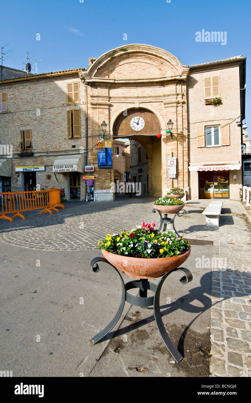 Castelfidardo Ancona Italy Stock Photo - Alamy