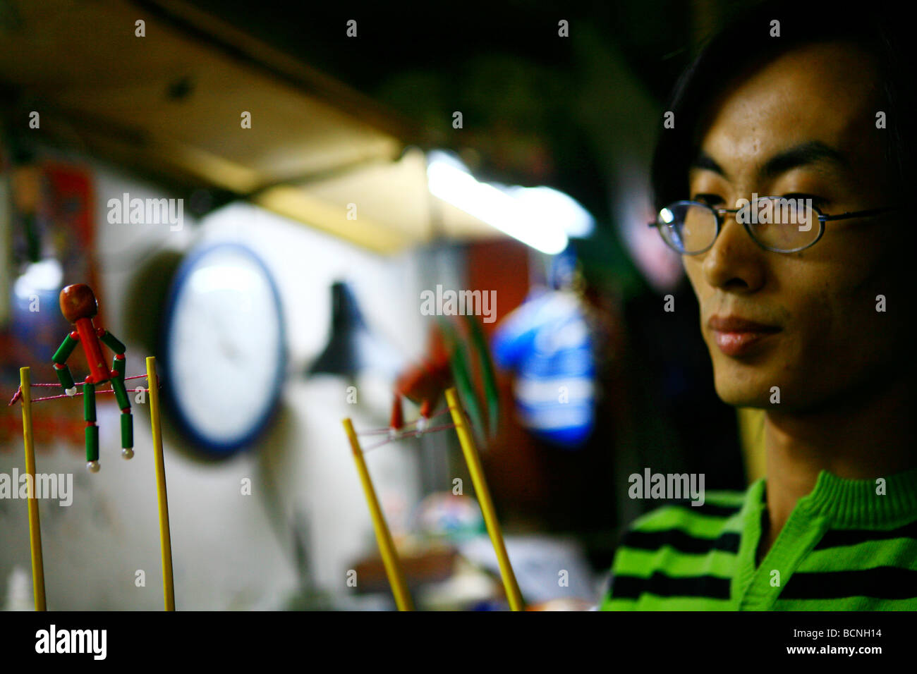 Man and puppet hi-res stock photography and images - Alamy