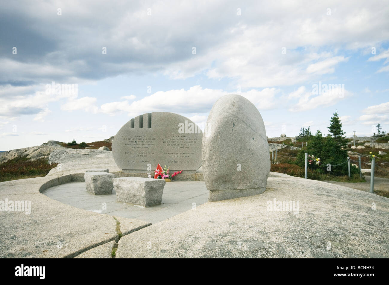 Memorial to Swissair Flight 111 Nova Scotia Canada Stock Photo - Alamy