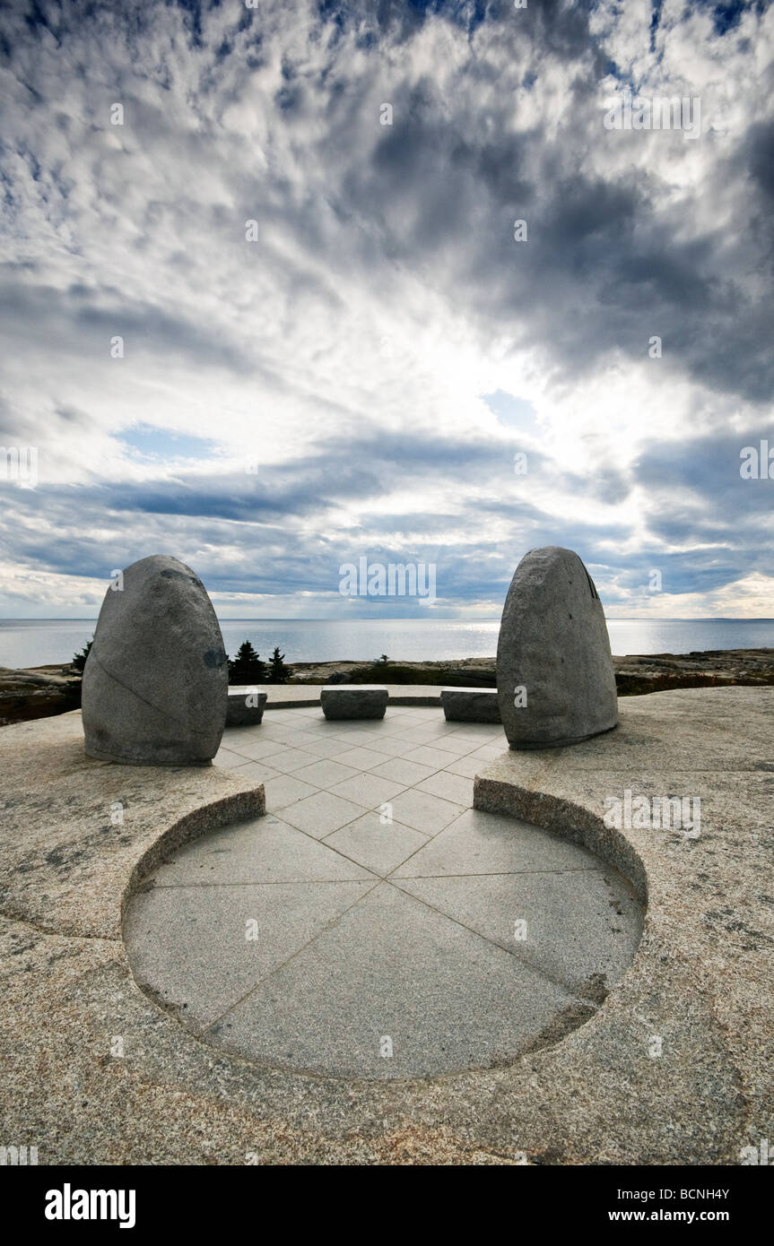 Memorial to Swissair Flight 111 Nova Scotia Canada Stock Photo - Alamy