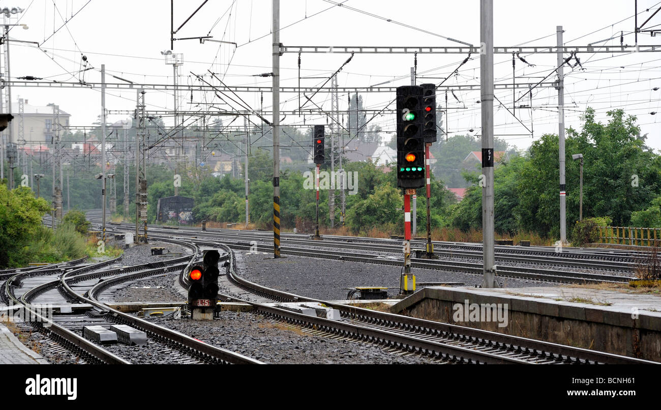 Czech railways Czech Republic Stock Photo - Alamy