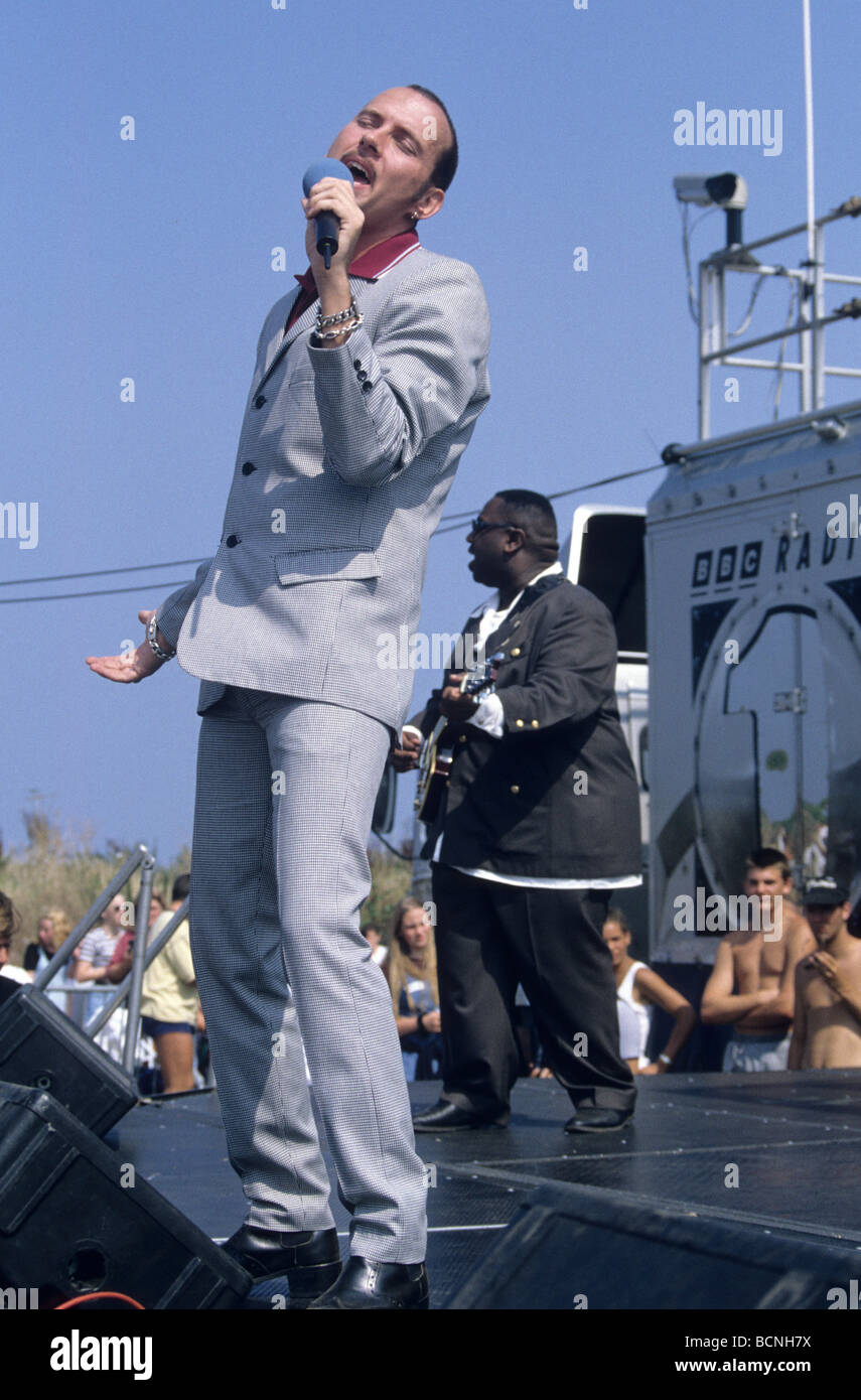 BBC Radio 1 One Roadshow. St.Ives. Cornwall. matt goss Stock Photo - Alamy