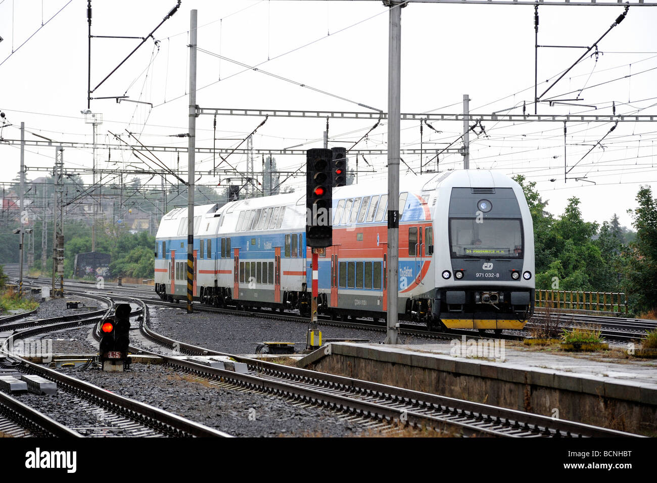 Czech railways Czech Republic Stock Photo - Alamy