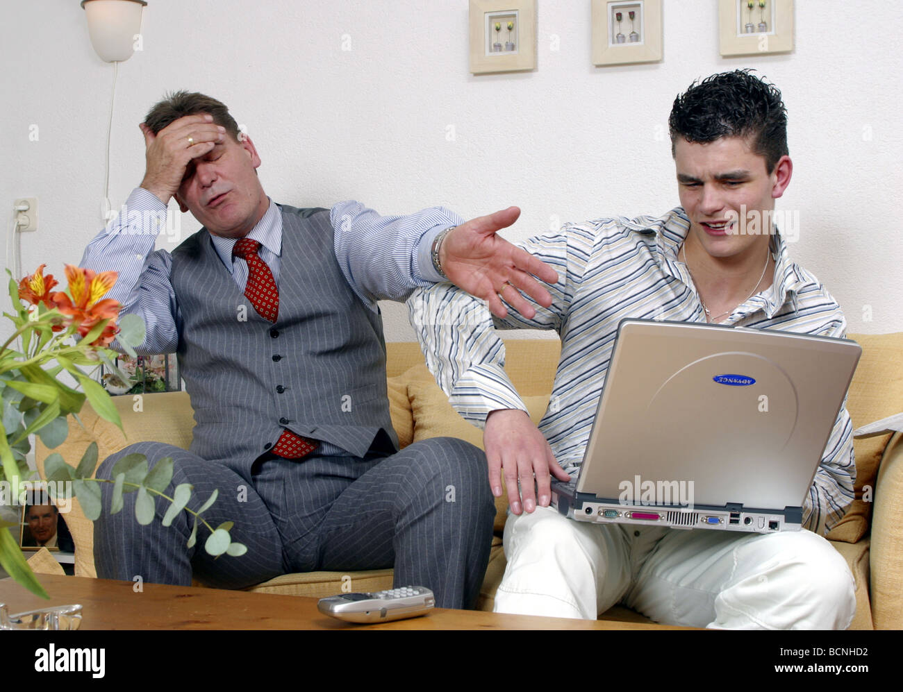 Father 50s and son 20s hi-res stock photography and images - Alamy