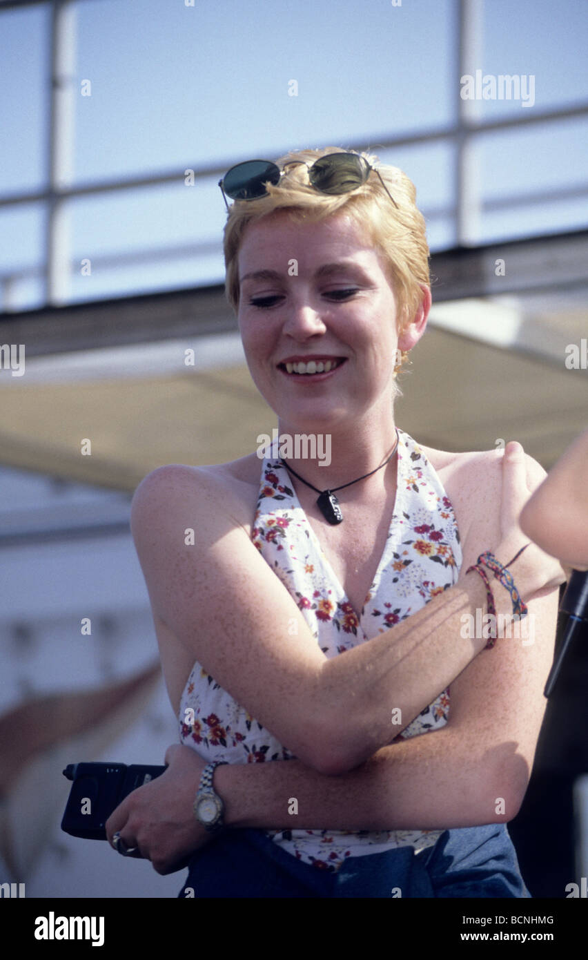 BBC Radio 1 One Roadshow. St.Ives. Cornwall. PR Girl press officer ...