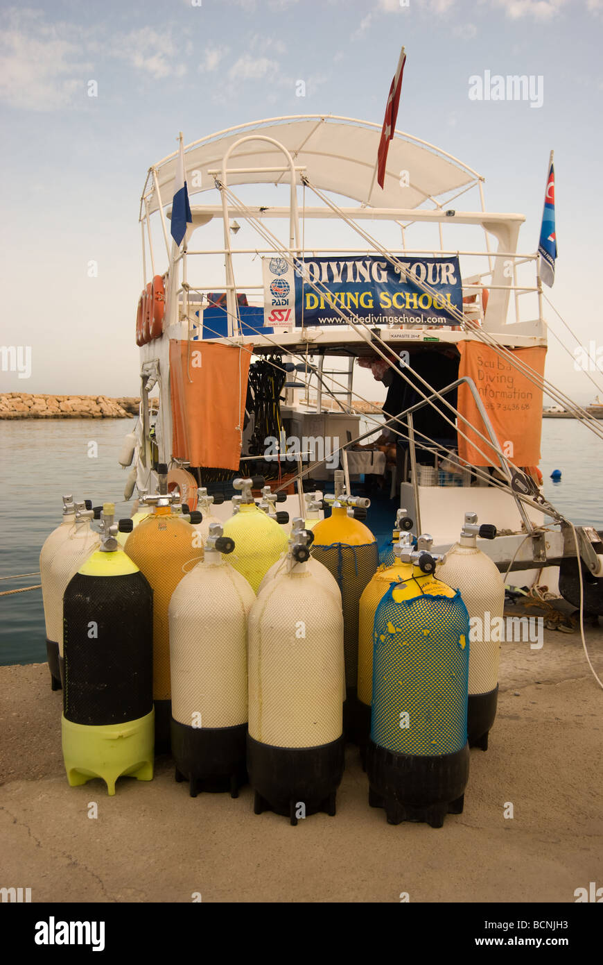 Diving School in Side, Turkey Stock Photo - Alamy