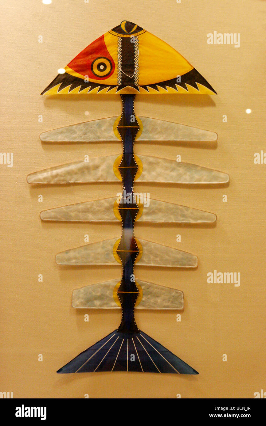 Kite with fish design, The Kite Museum, Weifang, Shandong Province ...