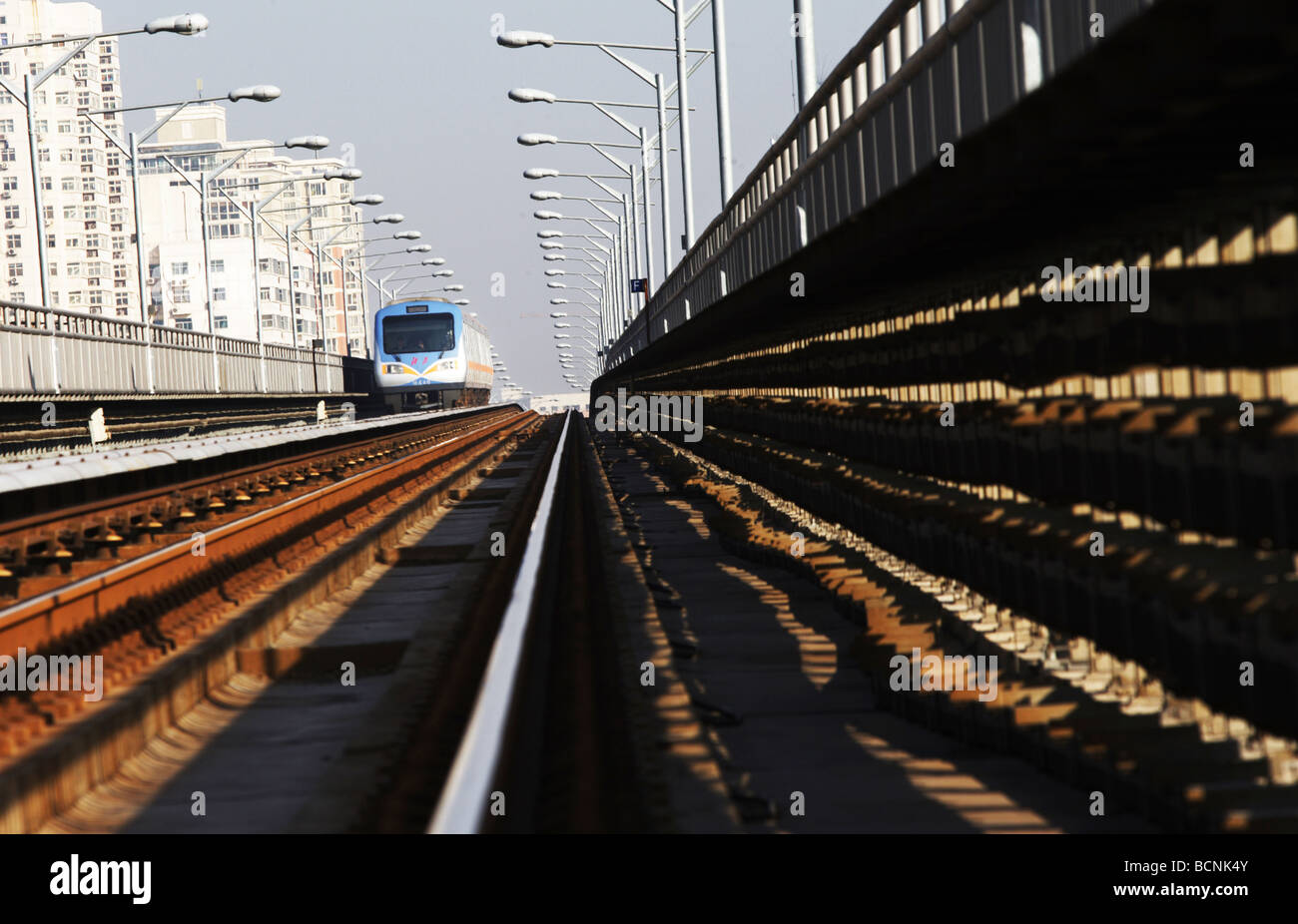 Railroad track, Beijing, China Stock Photo - Alamy