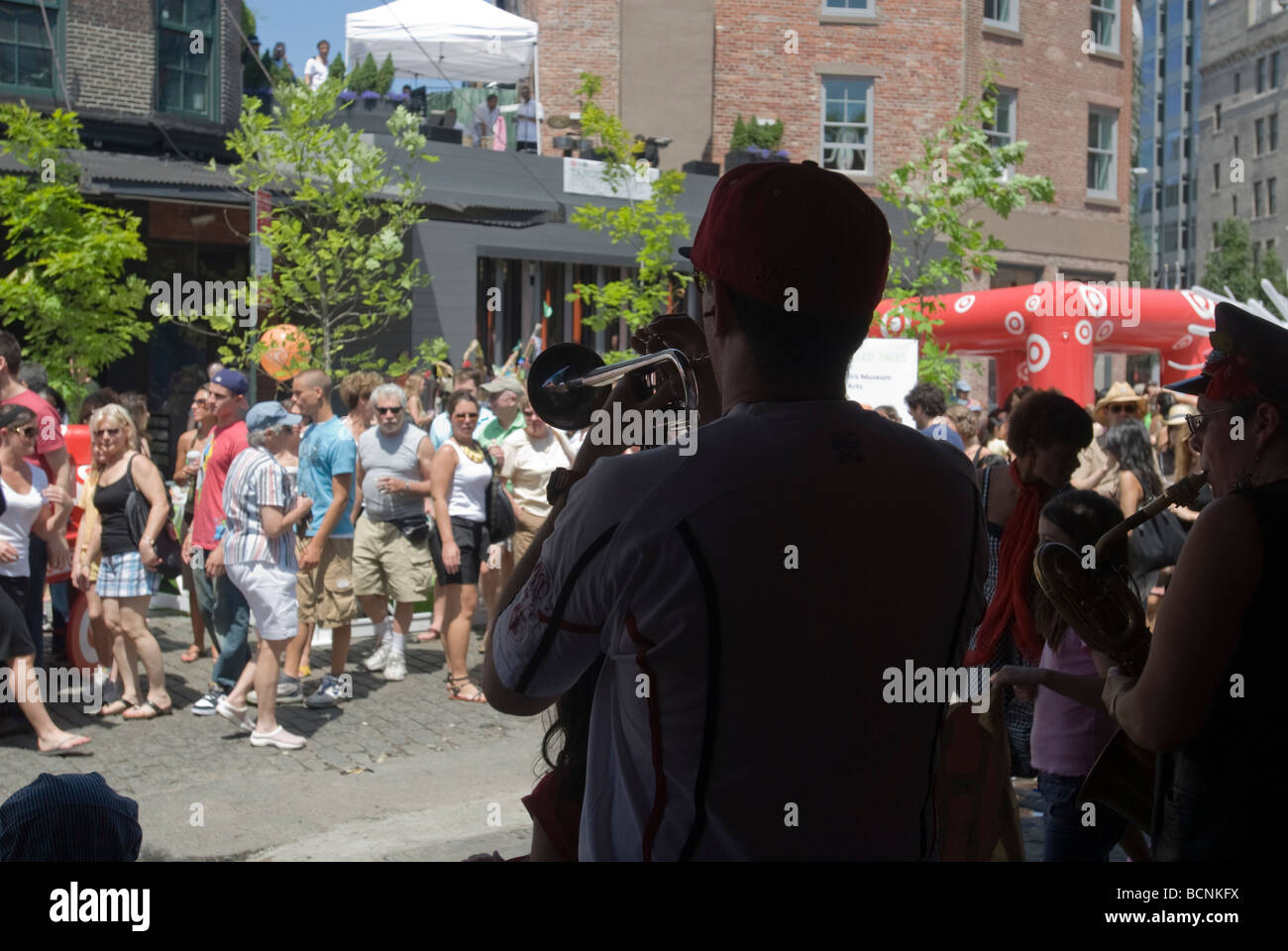 The Hungry March Band performs in the annual Target High Line Street ...